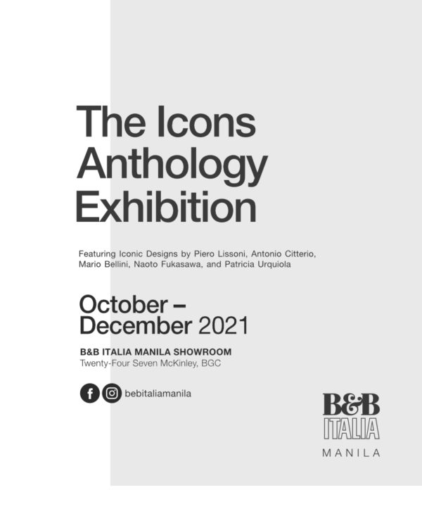 The Icons Anthology Exhibition - B&B Italia Manila